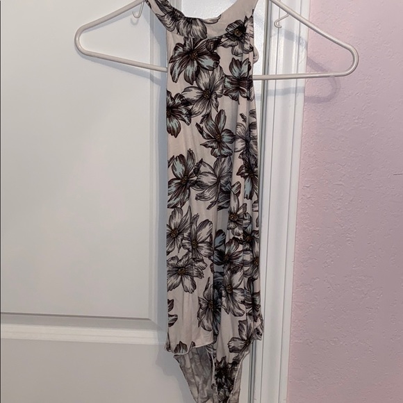 REVOLVE | Tops | Open Back Flower Bodysuit | Poshmark